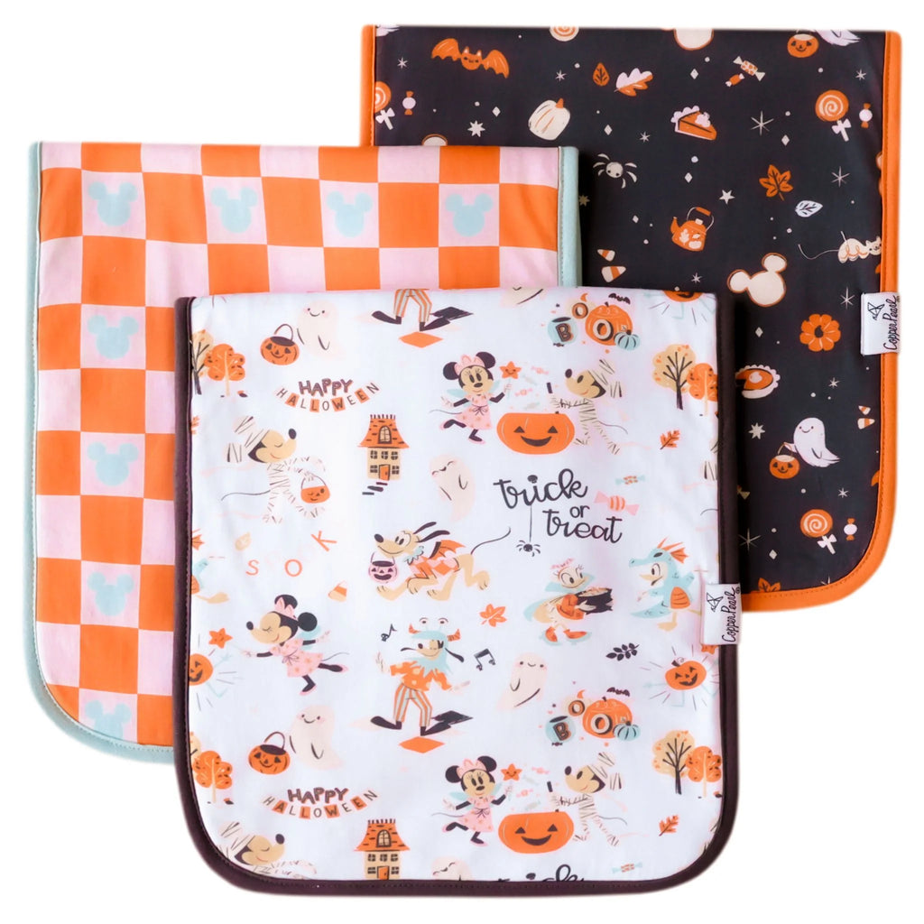 Copper Pearl Premium Burp Cloths | Mickey Mouse's Boo Bash – Crib & Kids