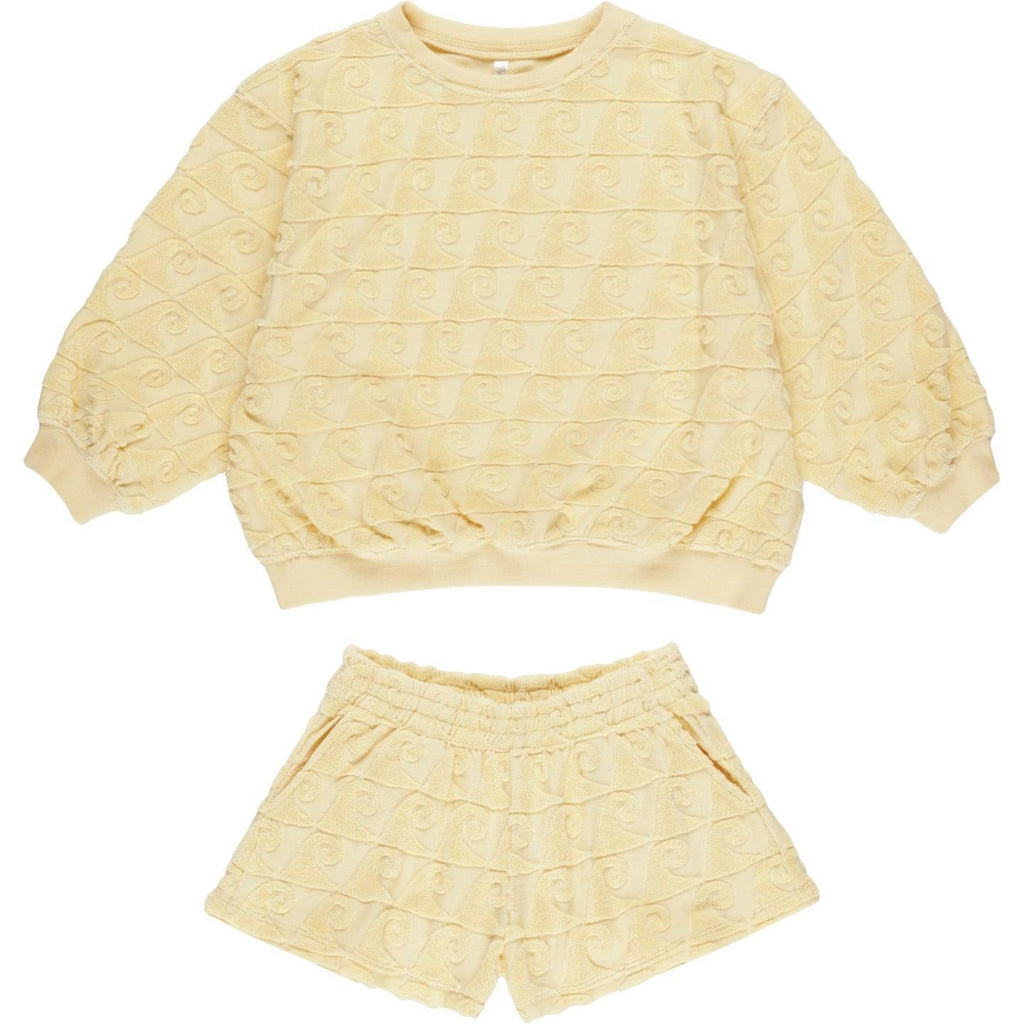 Rylee + Cru Summer Terry Set || Waves – Crib & Kids